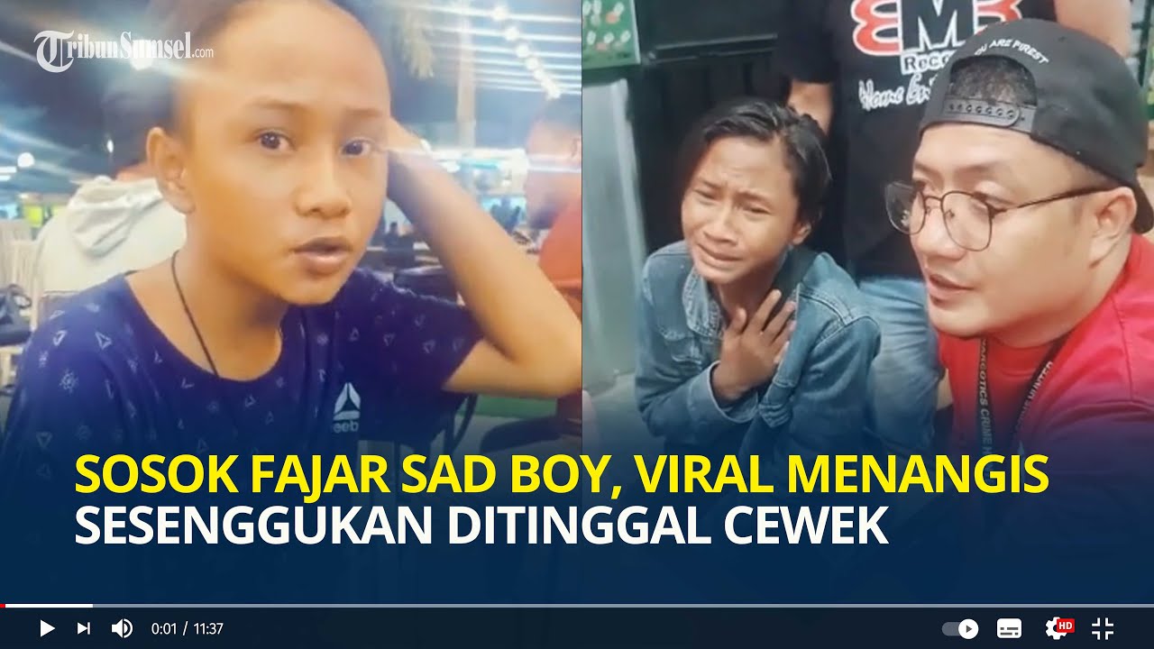 Sosok Fajar Sad Boy, Pemuda Viral Menangis Sesenggukan Ditinggal Cewek saat Sedang Sayang-sayangnya