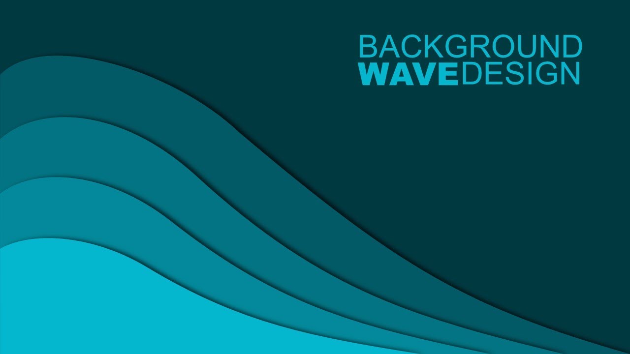 Background wave design using Powerpoint Presentation | Office Pro