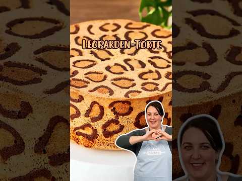 Leoparden-Torte 🐆✨| Leopardenmuster Kuchen | Einfach Backen