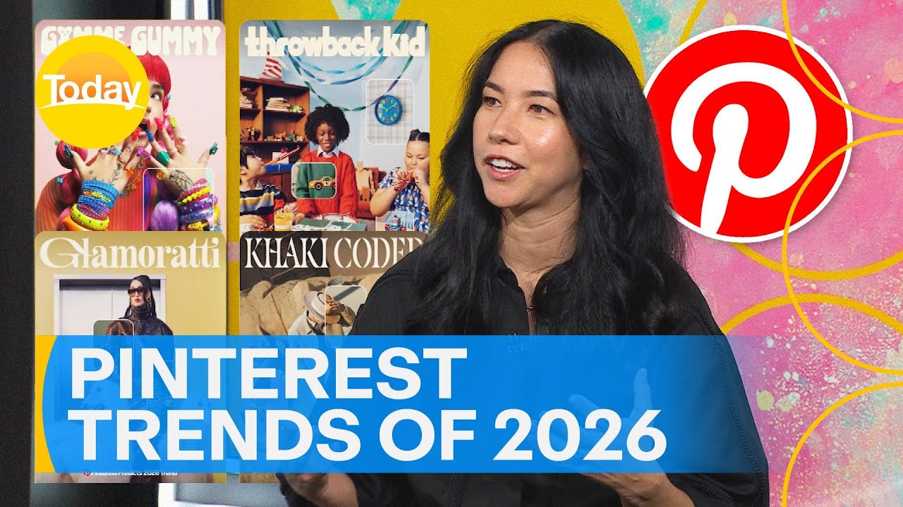 Pinterest reveals predictions for trends of 2026 | Today Show Australia