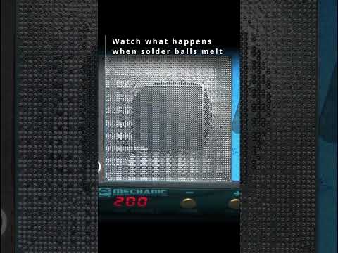 amazing view graphics card core reball process
