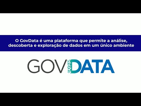 GovData - Plataforma de dados governamentais