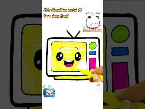 How to draw TV step by step #colourful #easydrawing #howtodraw #coloring #kidsdrawing #tv