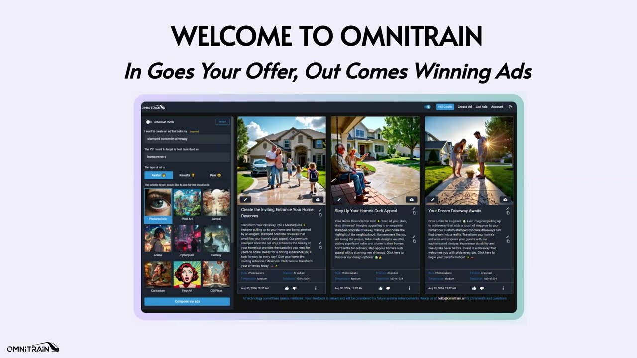 How To Use The Best AI Ad Generator Available - Omnitrain.ai