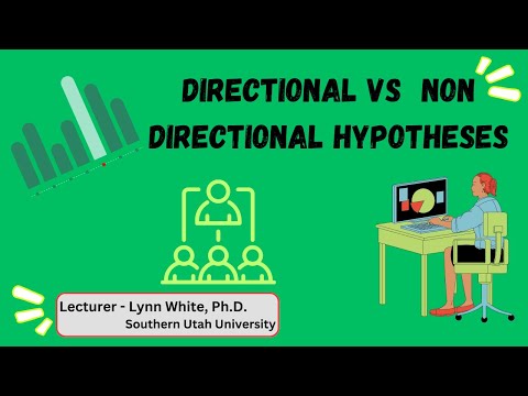 27. Directional vs non directional hypotheses