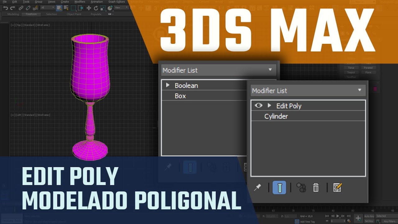3DS Max | Edit Poly - Polygonal Modeling [Tutorial]