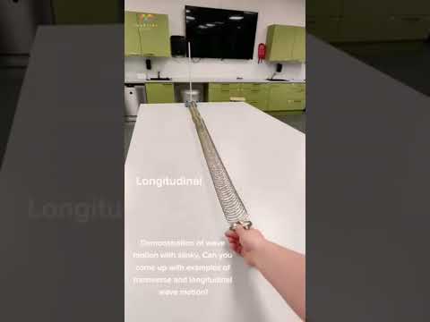 Transverse Vs Longitudinal Waves #SlinkySpring