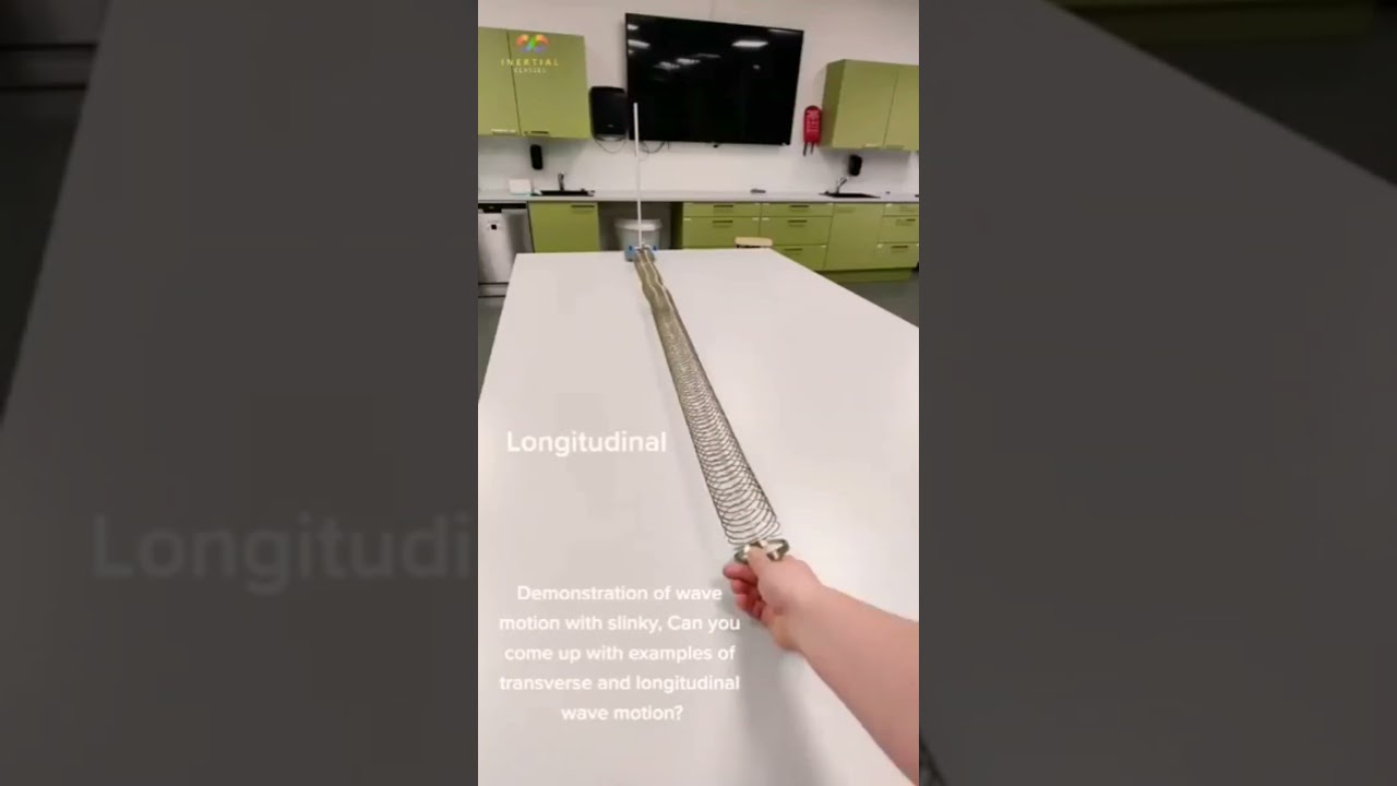 Transverse Vs Longitudinal Waves #SlinkySpring