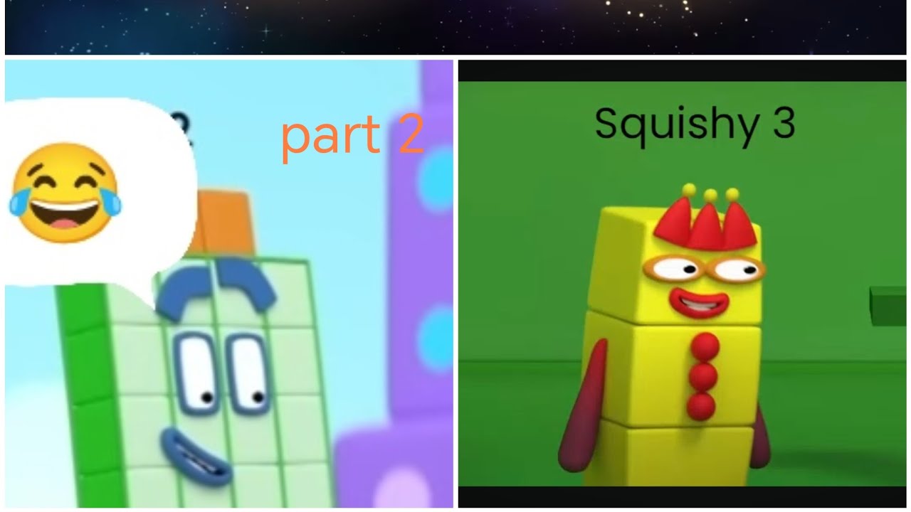 Numberblocks funniest cursed images part 2😂😂😂