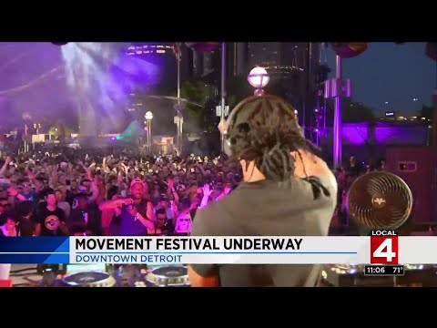 Movement Festival gets underway at Hart Plaza