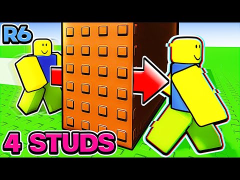 How to GLITCH through a 4 STUD WALL in R6! (Roblox)