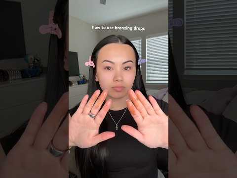 how to use bronzing drops