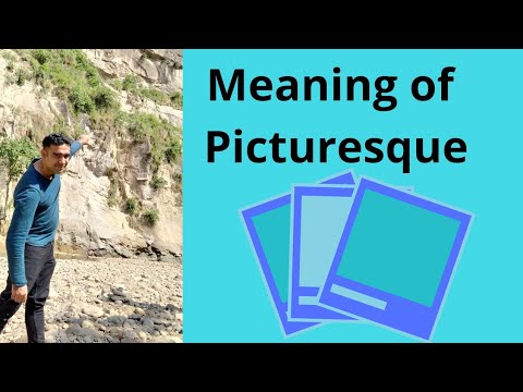 Picturesque meaning in hindi