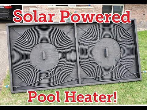 Solar Powered Pool Heater for Under $200! (Please read description about the music)