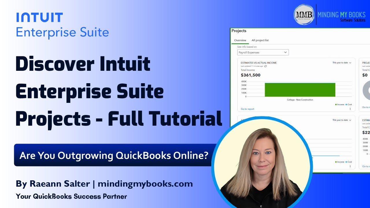 What is Intuit Enterprise Suite - Learn how Project Management works with AI | IES Tutorial 2025