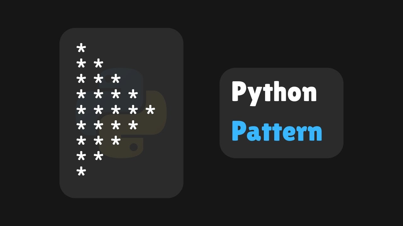 Print Star Pattern Using For Loop in Python