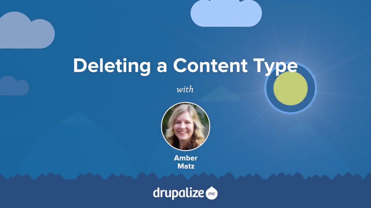 Drupal 8 User Guide: 6.2. Deleting a Content Type
