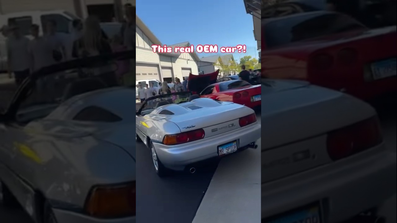 Toyota MR Spyder?! Is this REAL?! 😱 #jdm #rhd #rare #toyota #mr2