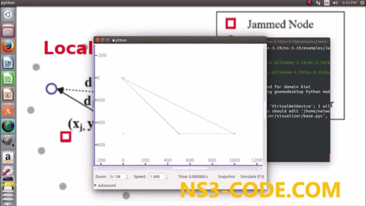Localizing Jammers Attack Using NS3 Simulator