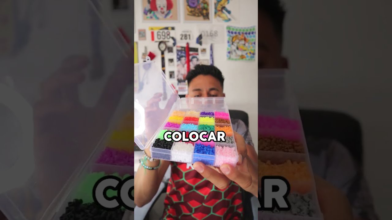 I'm trying to make pixel art 😰 #art #painting #pixelart #colors #hamabeads #stationery