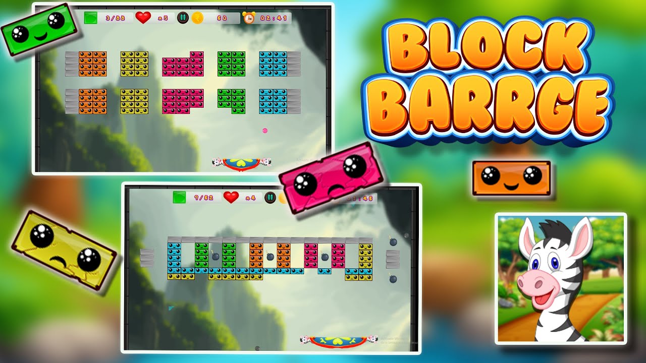 Block Barrge || Construct 3 Game Template || Source code
