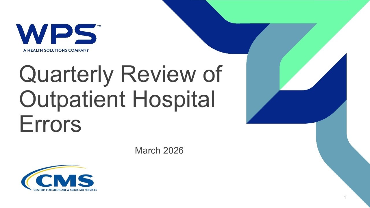 Quarterly Review of Outpatient Hospital Errors