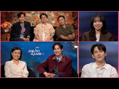 SQUID GAME Season 3 Interviews! Lee Jung-jae, Lee Byung-hun, Park Sung-hoon, Jo Yu-ri, Yim Si-wan