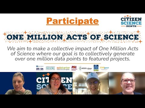 SciStarter LIVE #62: Planning for Citizen Science Month 2024