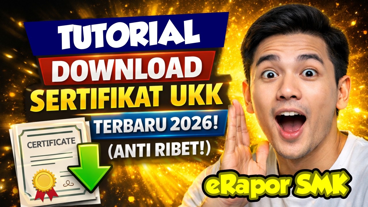 Tutorial Download Sertifikat UKK Terbaru 2026 (Anti Ribet!)