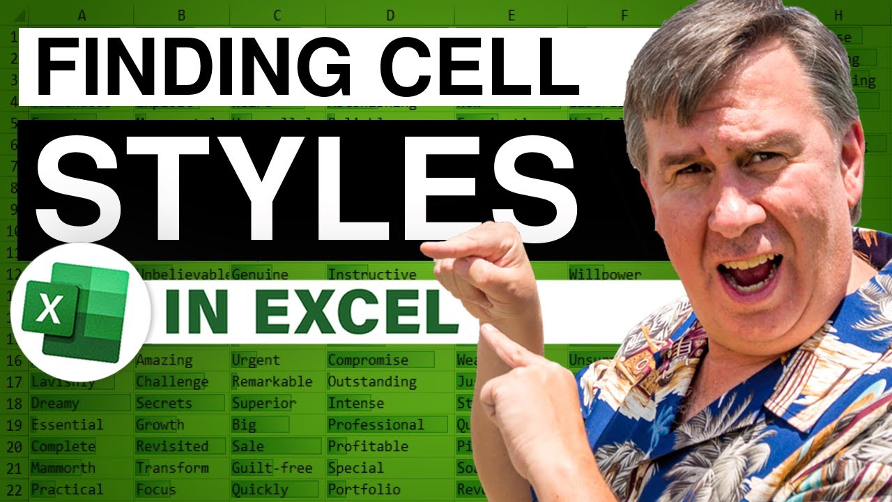 Finding Cell Styles 1053 Learn Excel From Mrexcel Mrexcel Message Board