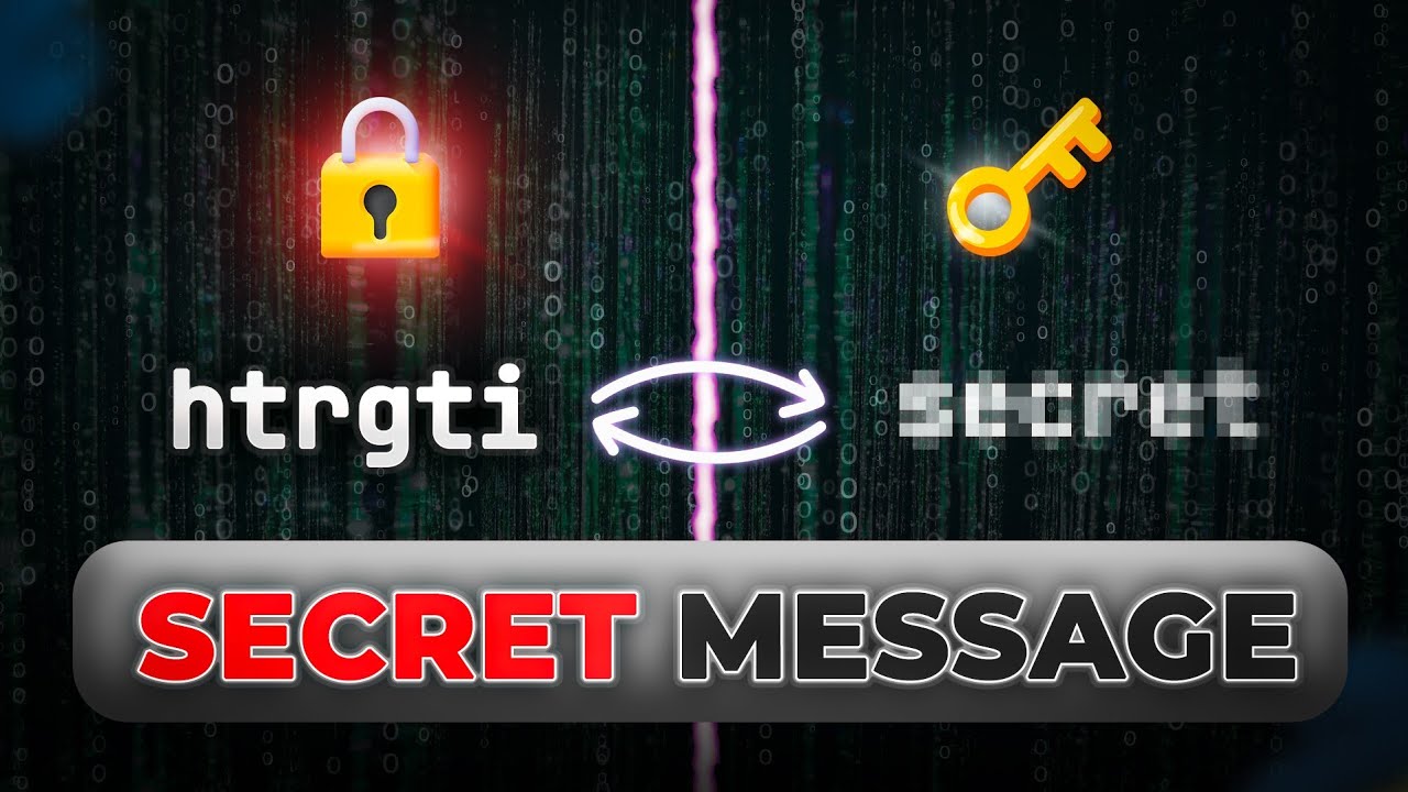 How 𝗛𝗮𝗰𝗸𝗲𝗿𝘀 Encrypt & Decrypt Messages | 𝗖𝗮𝗲𝘀𝗮𝗿 𝗖𝗶𝗽𝗵𝗲𝗿 𝗣𝘆𝘁𝗵𝗼𝗻 Tutorial