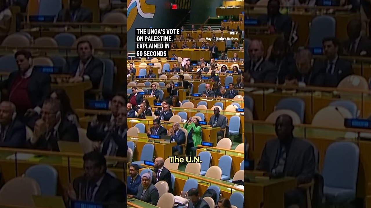UN assembly approves resolution granting Palestine new rights and reviving its UN membership bid