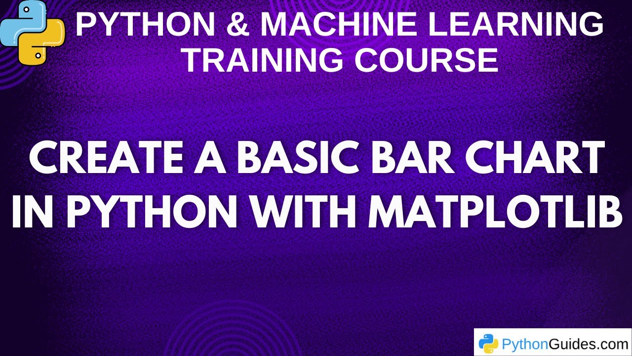 Create a Basic Bar Chart in Python with Matplotlib