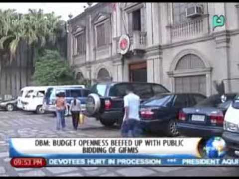 [NewsLife] DBM: Budget openness beefed up with public bidding G.I.F.M.I.S. || Jan. 9, '14