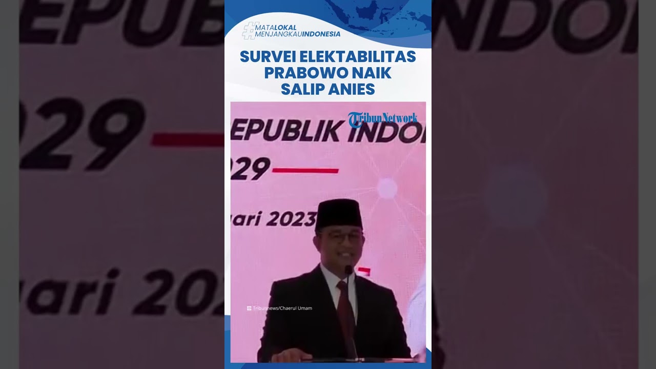 Survei Elektabilitas Prabowo Naik Salip Anies Baswedan, Nama Ganjar Pranowo Masuk Tiga Besar ...
