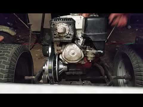 Testing out the chinese TAV torque converter installed onto a Honda GX270