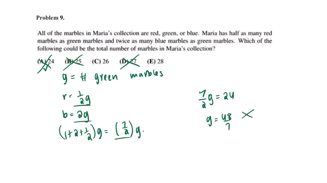 AMC8 2024 Problems #6-10 Solutions
