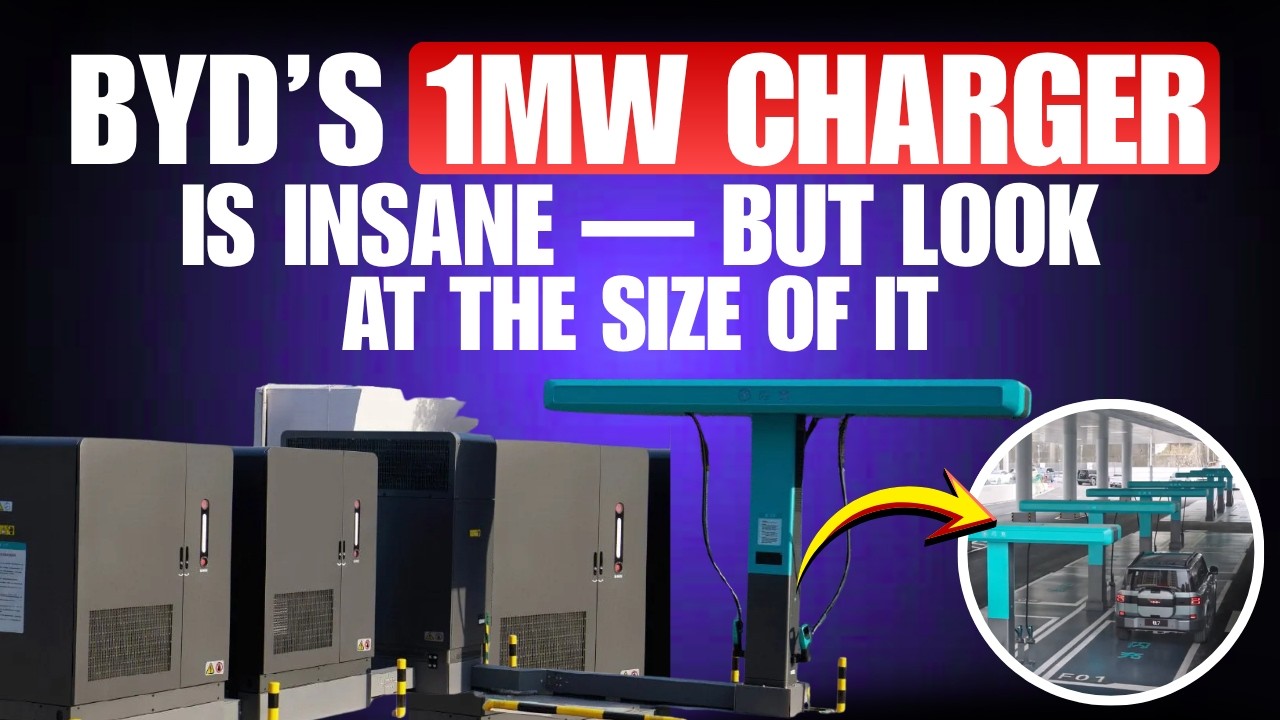 BYD’s New Super Charger Is Shockingly Fast — And Absolutely Massive