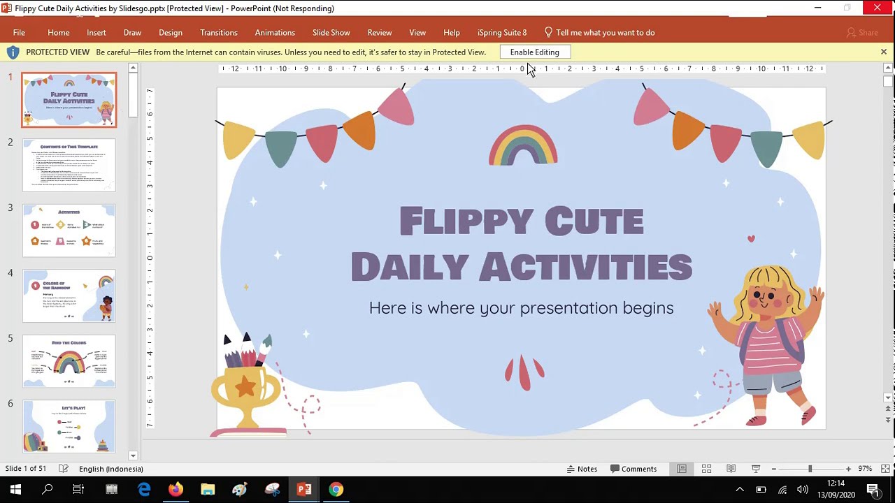 CARA MENDAPATKAN TAMPILAN SLIDE POWER POINT YANG MENARIK DAN GRATIS UNTUK BAHAN AJAR