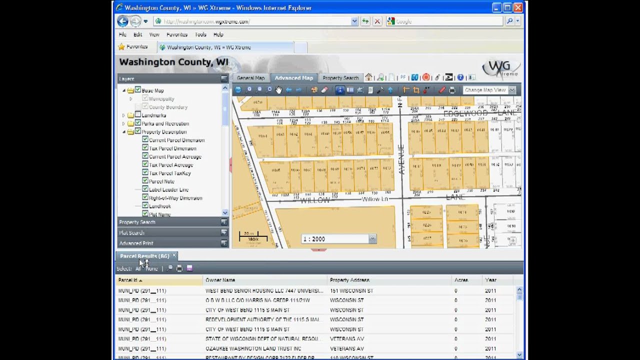 Washington County GIS interactive map website Whats New