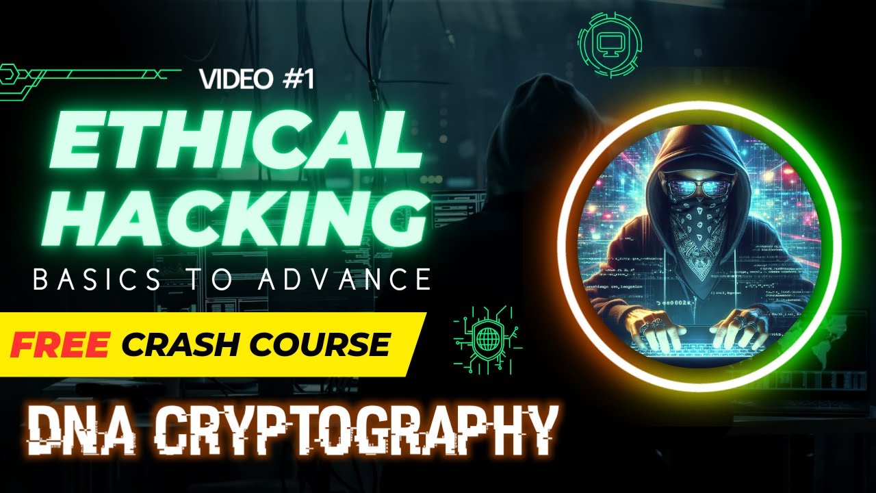 DNA cryptography using python | Ethical hacking basics to advanced | all about cryptography #python