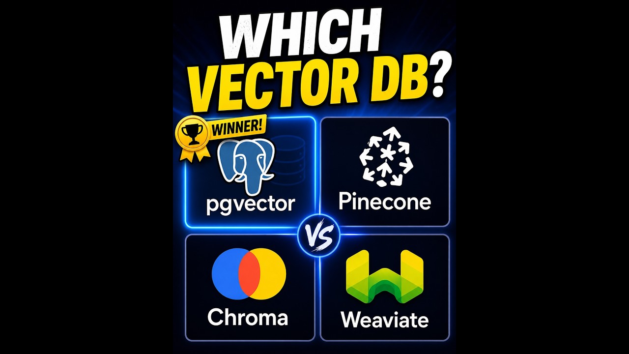 Vector DB Showdown: pgvector vs Pinecone vs Chroma vs Weaviate (2026)