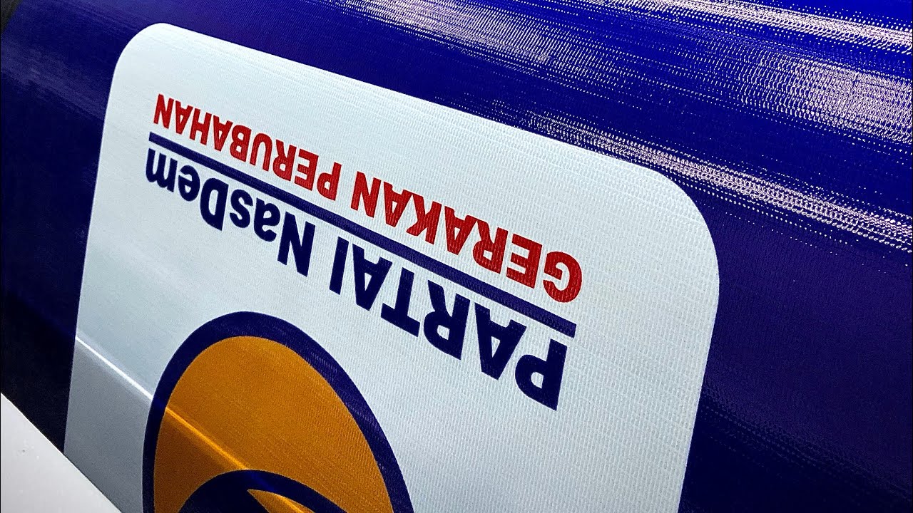 Cetak spanduk flexy 280 Rp.13.000/M hanya di Lancar Jaya Printing,termurah di 🇮🇩 #digitalprinting