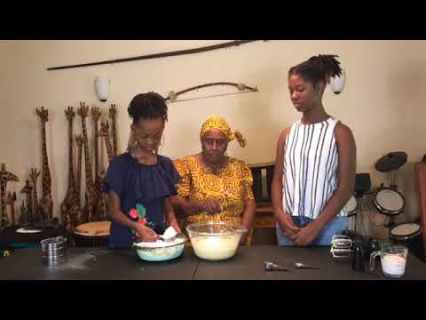 Baking Old Fashioned 1-2-3-4 Cake with Grandma