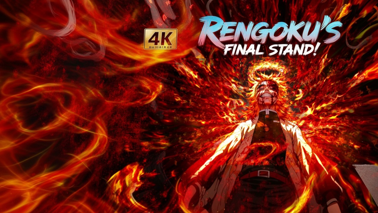 Rengoku’s Final Stand | 4K | Live Wallpaper | Wallpaper Engine | #demonslayer
