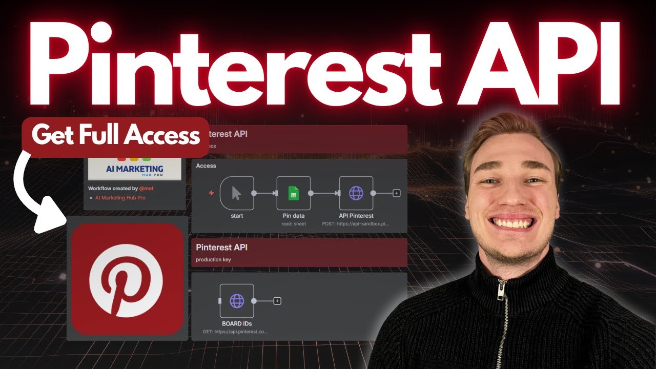 Pinterest API FULL Access 2025: Get Trial & Production Access with n8n Automation (Step-by-Step)