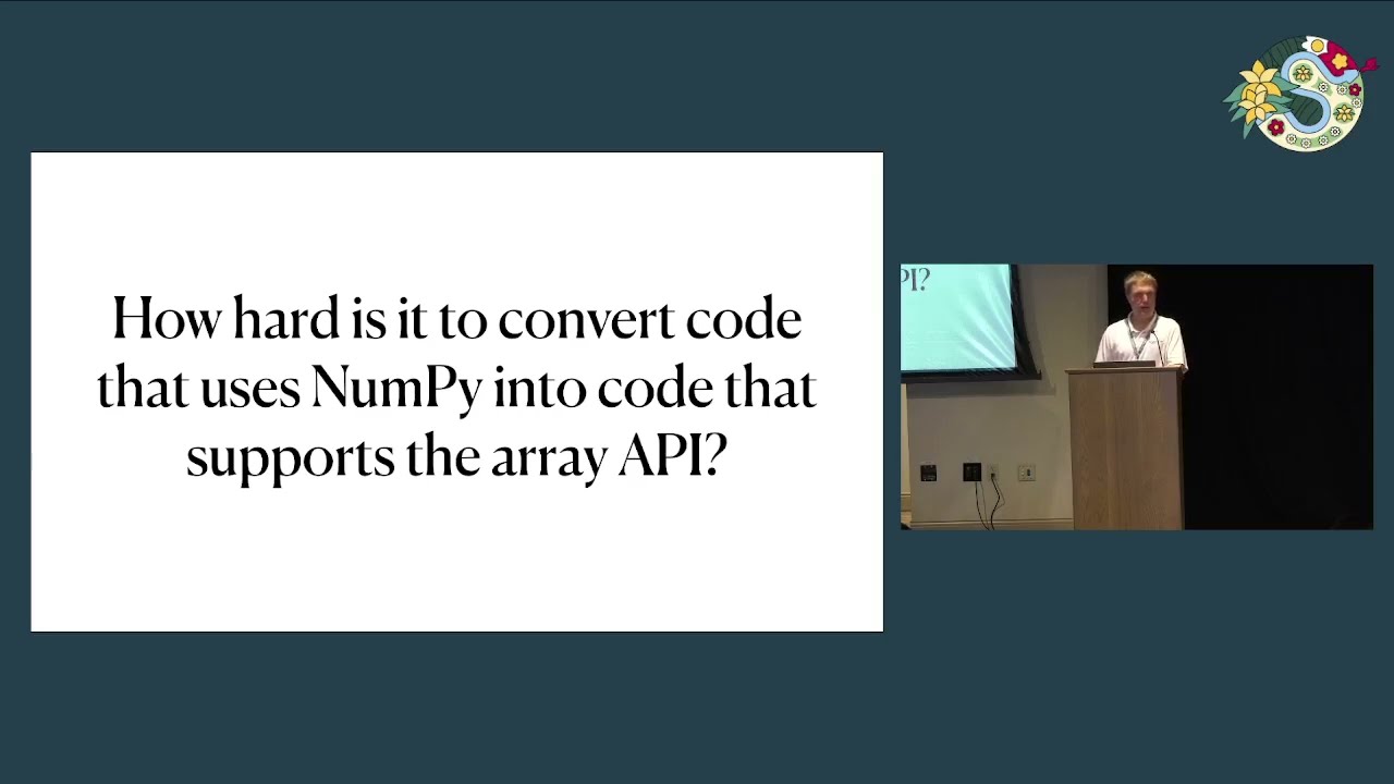 Aaron Meurer - Toward Array Interoperability in the Scientific Python Ecosystem | SciPy 2023