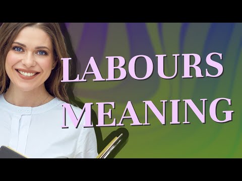 Labours | meaning of Labours