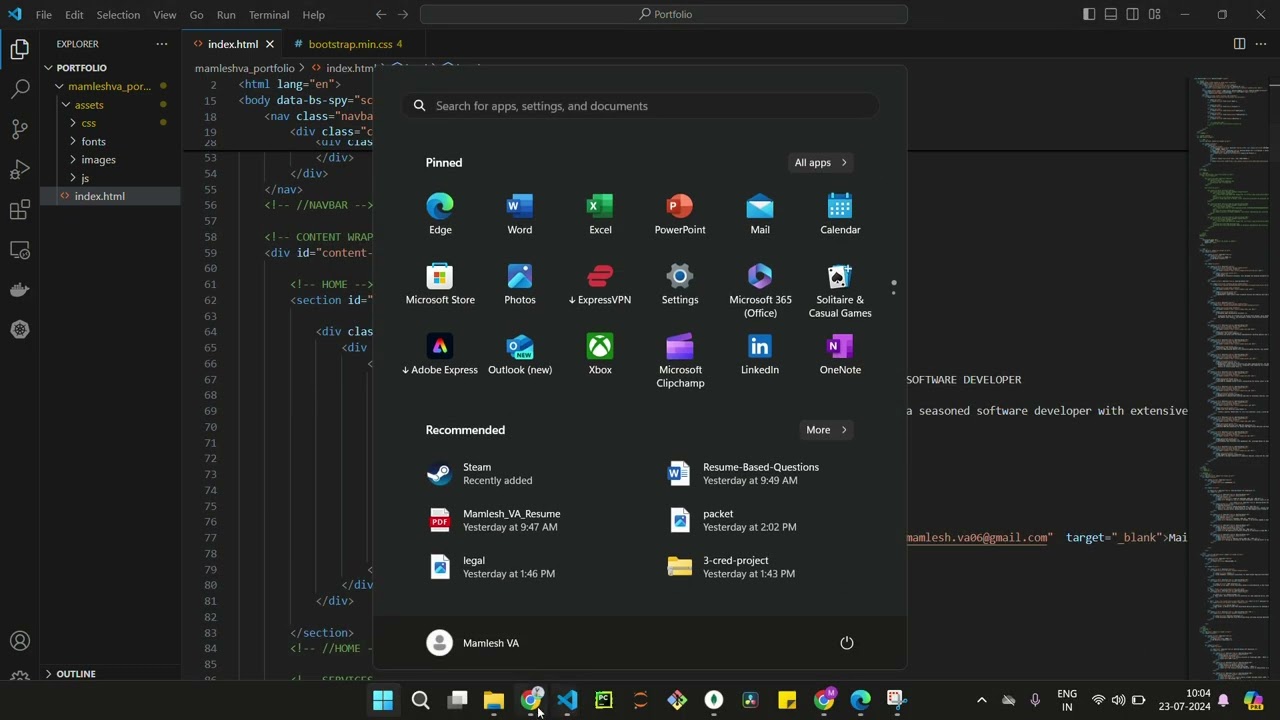 Personal Portfolio | Codes