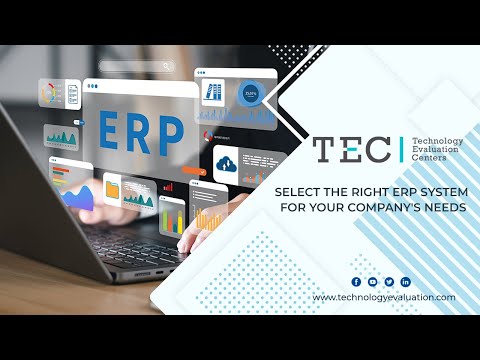 Select the right ERP system for your company's needs